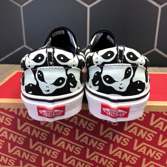 Vans | Shoes | New W Box Vans Classic Slip On Alien Ghosts | Poshmark